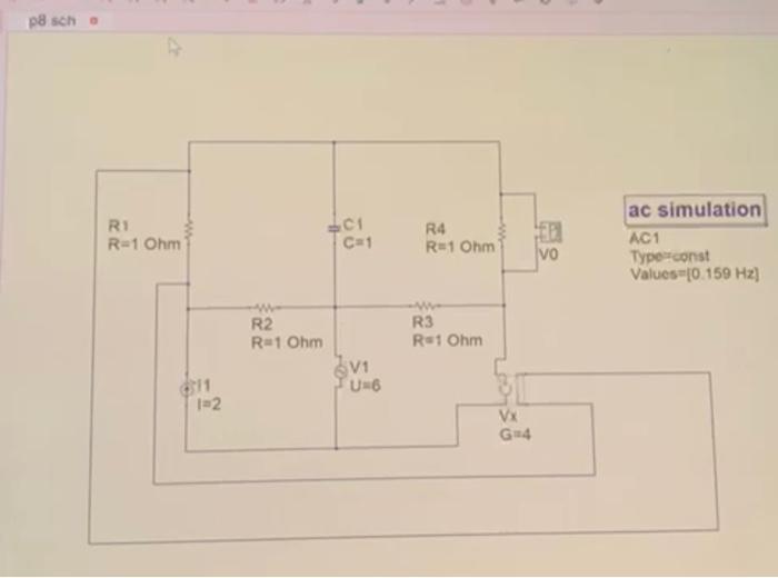 Solved simulate this circuit by using Qucs program: givin | Chegg.com