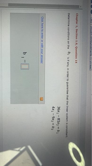 Solved ents 1 Unread) Chapter 1, Section 1.6, Question 14 | Chegg.com Solved ents 1 Unread) Chapter 1, Section 1.6, Question 14 | Chegg.com