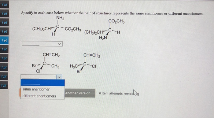 Solved 1 pt 4 pt 1 pt Specify in each case below whether the | Chegg.com