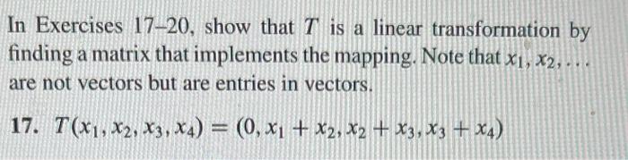 Solved In Exercises 33−36, determine if the specified linear | Chegg.com