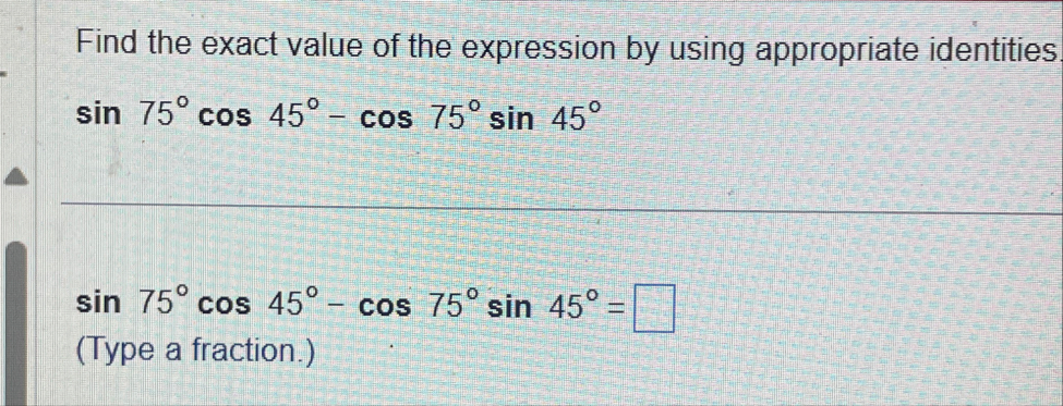 Solved Find the exact value of the expression by using | Chegg.com