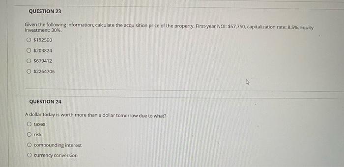 Solved QUESTION 13 4p When calculating the net operating | Chegg.com