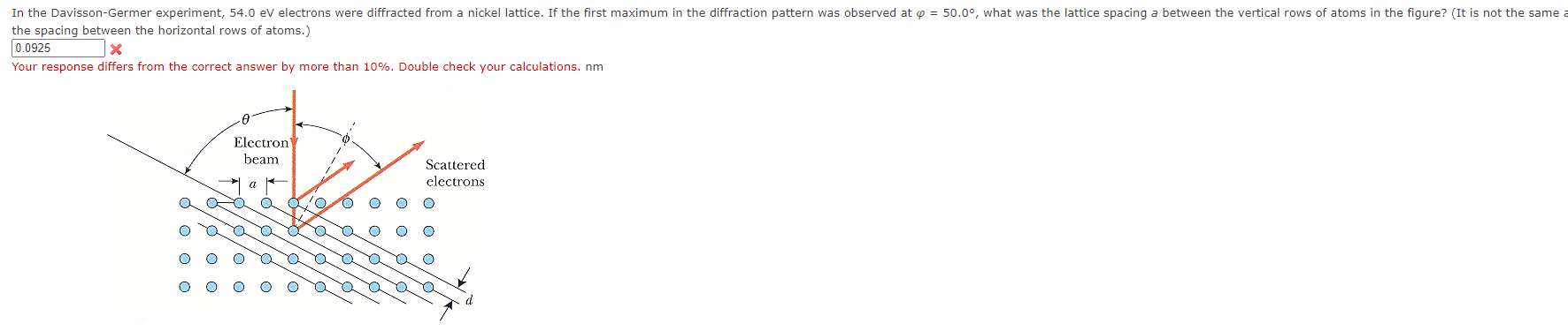 Solved the spacing between the horizontal rows of | Chegg.com