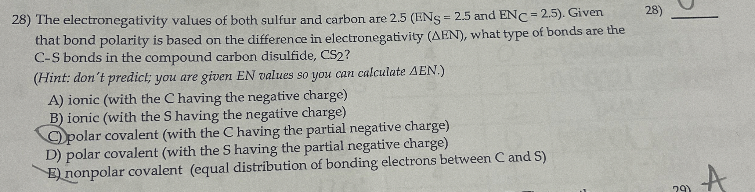 High Quality SOLUTION The electronegativity values of both sulfur and | Chegg.com