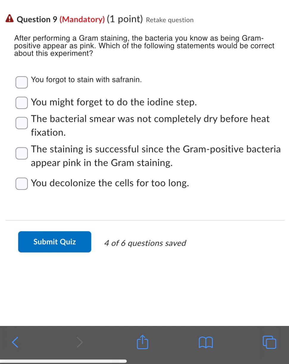 Solved Question 9 (Mandatory) (1 ﻿point) ﻿Retake | Chegg.com