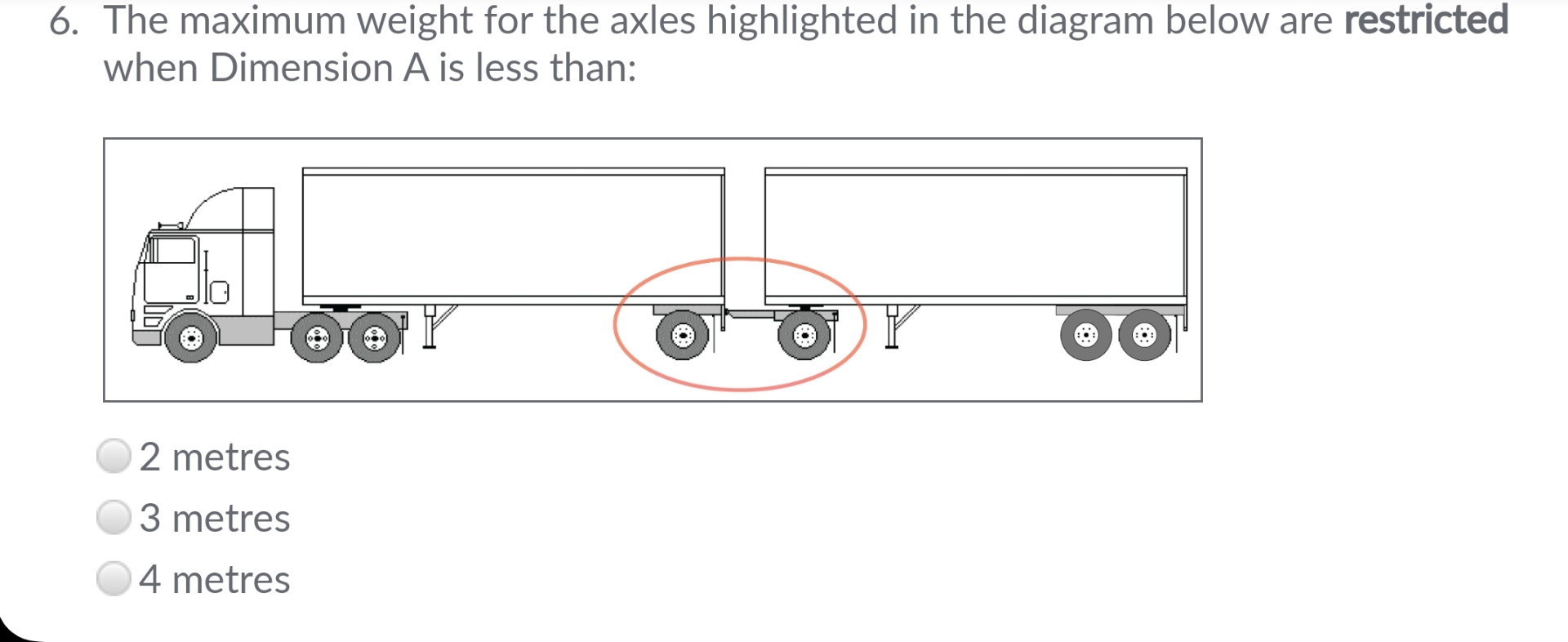 Solved The maximum weight for the axles highlighted in the | Chegg.com