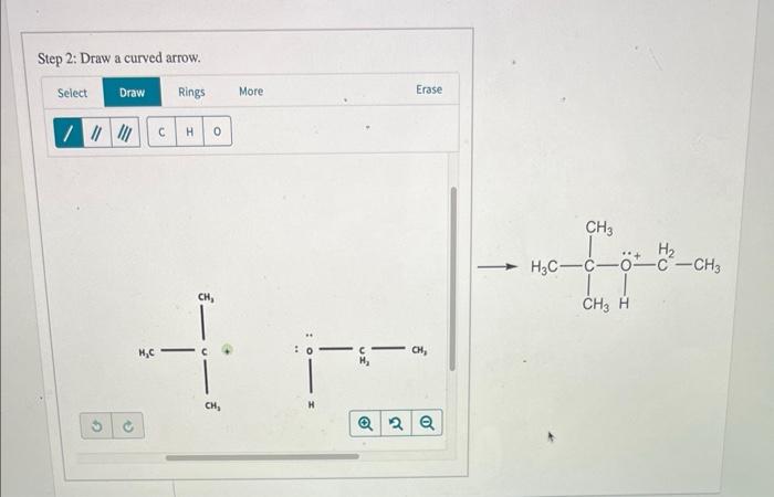Solved Add curved arrows to the reactant side of the SN1 | Chegg.com