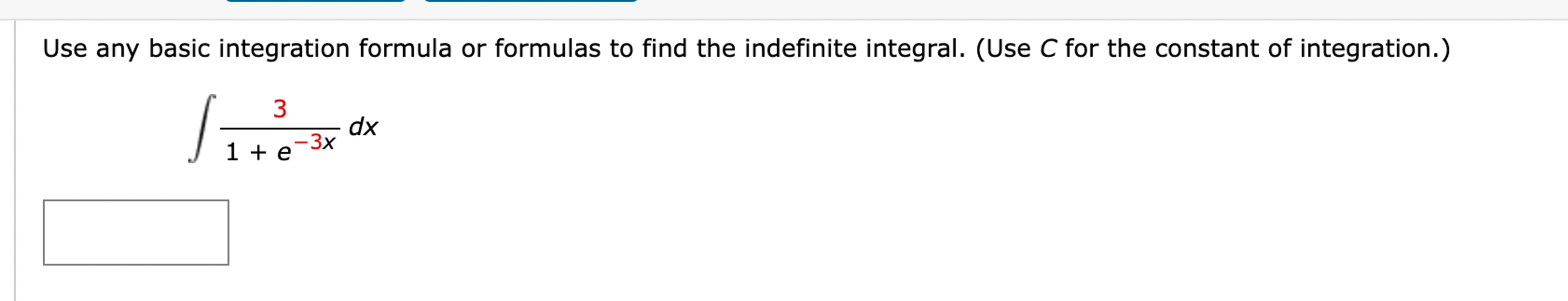 Solved Use any basic integration formula or formulas to find | Chegg.com