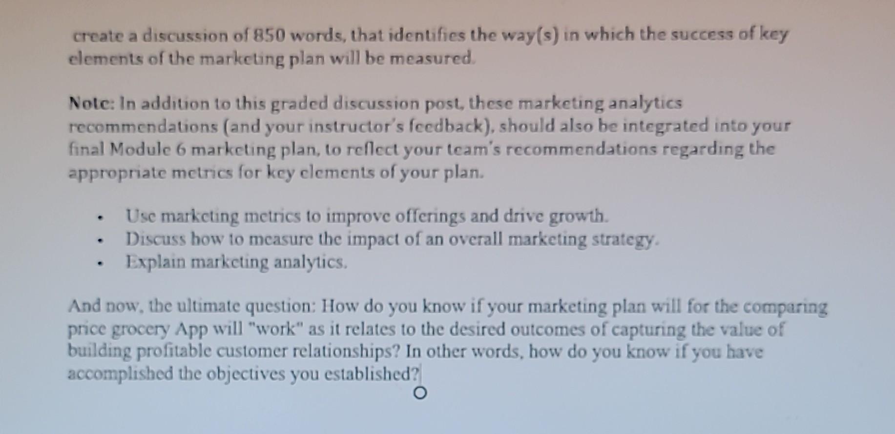 create a discussion of 850 words, that identifies the | Chegg.com