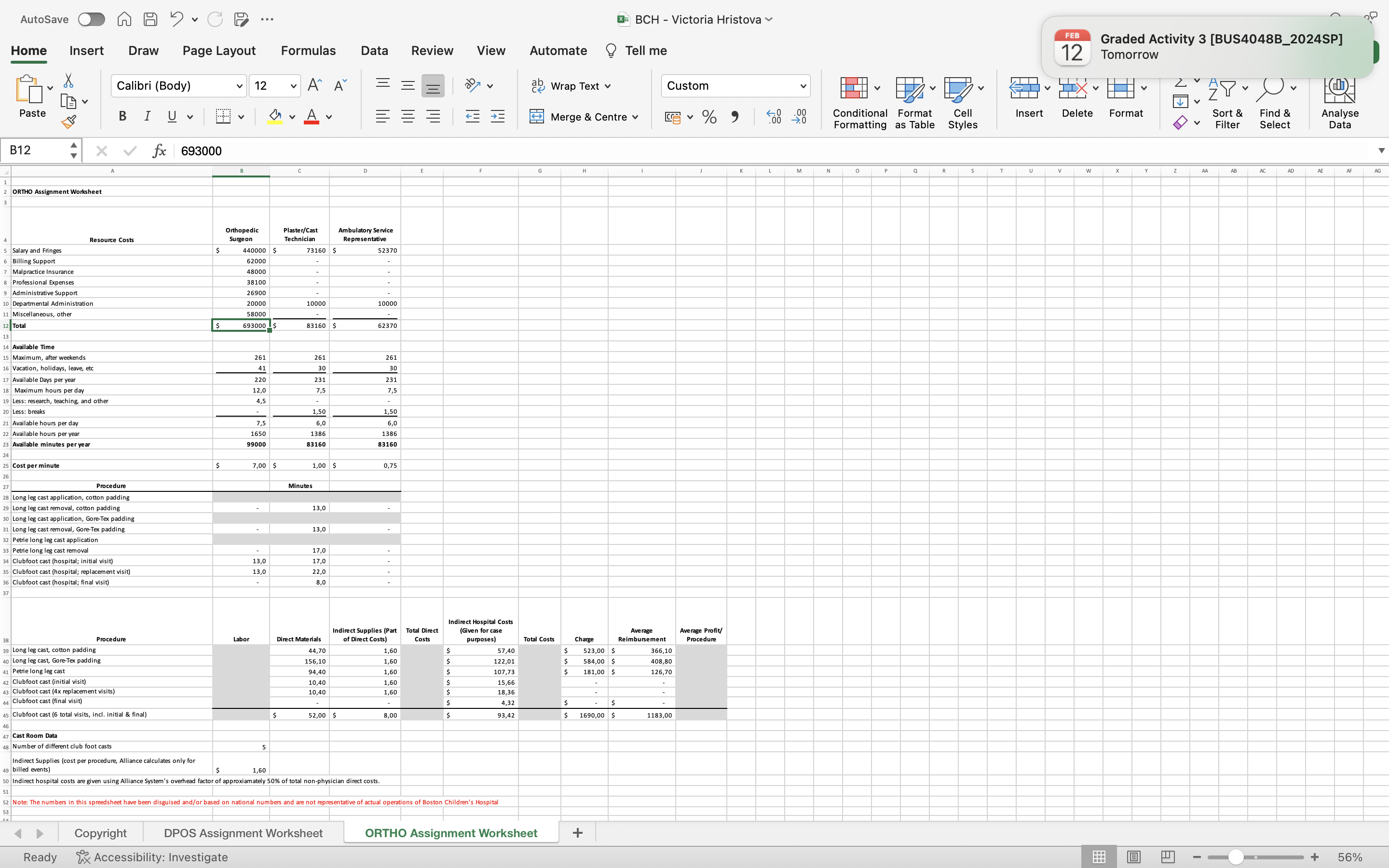 Solved 1 Use The Accompanying Excel Worksheet To Calculate Chegg