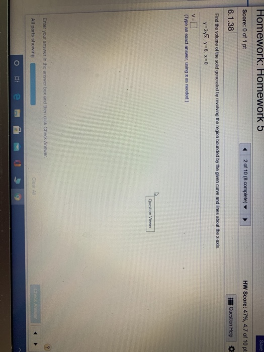 Solved Homework Homework 5 Save Score 0 Of 1 Pt 2 Of 10 8