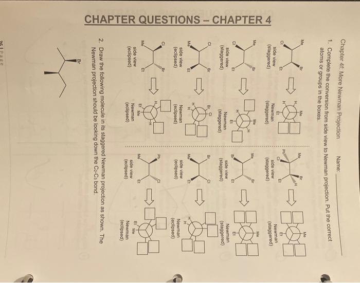 Solved CHAPTER QUESTIONS - CHAPTER 4 | Chegg.com