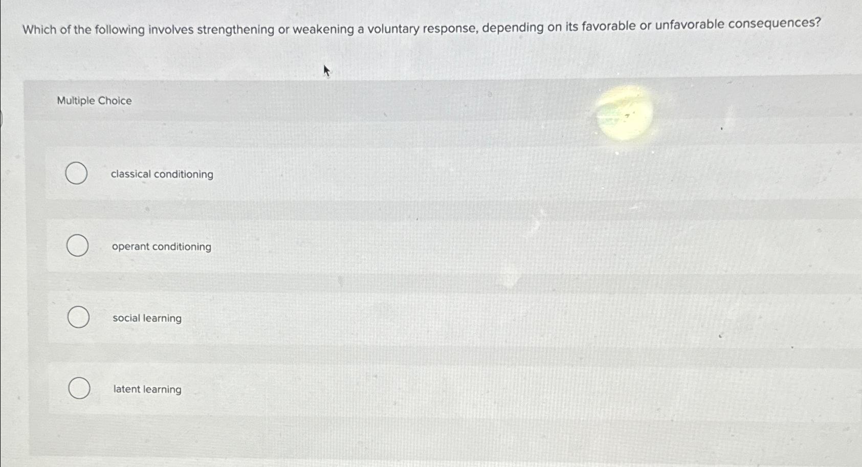 Solved Which of the following involves strengthening or | Chegg.com