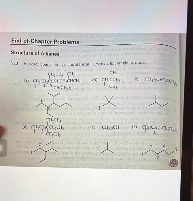 [Solved]: 3.13 For each condensed structural formula, write