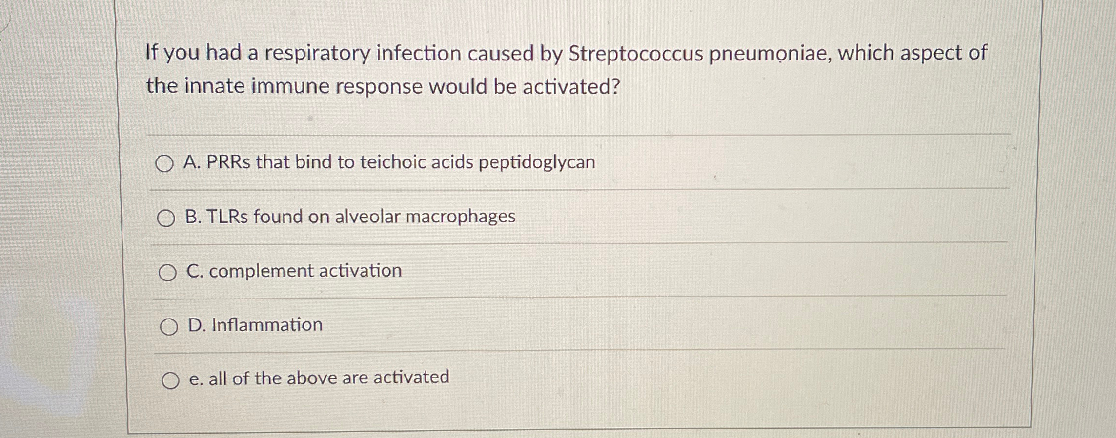 Solved If you had a respiratory infection caused by | Chegg.com