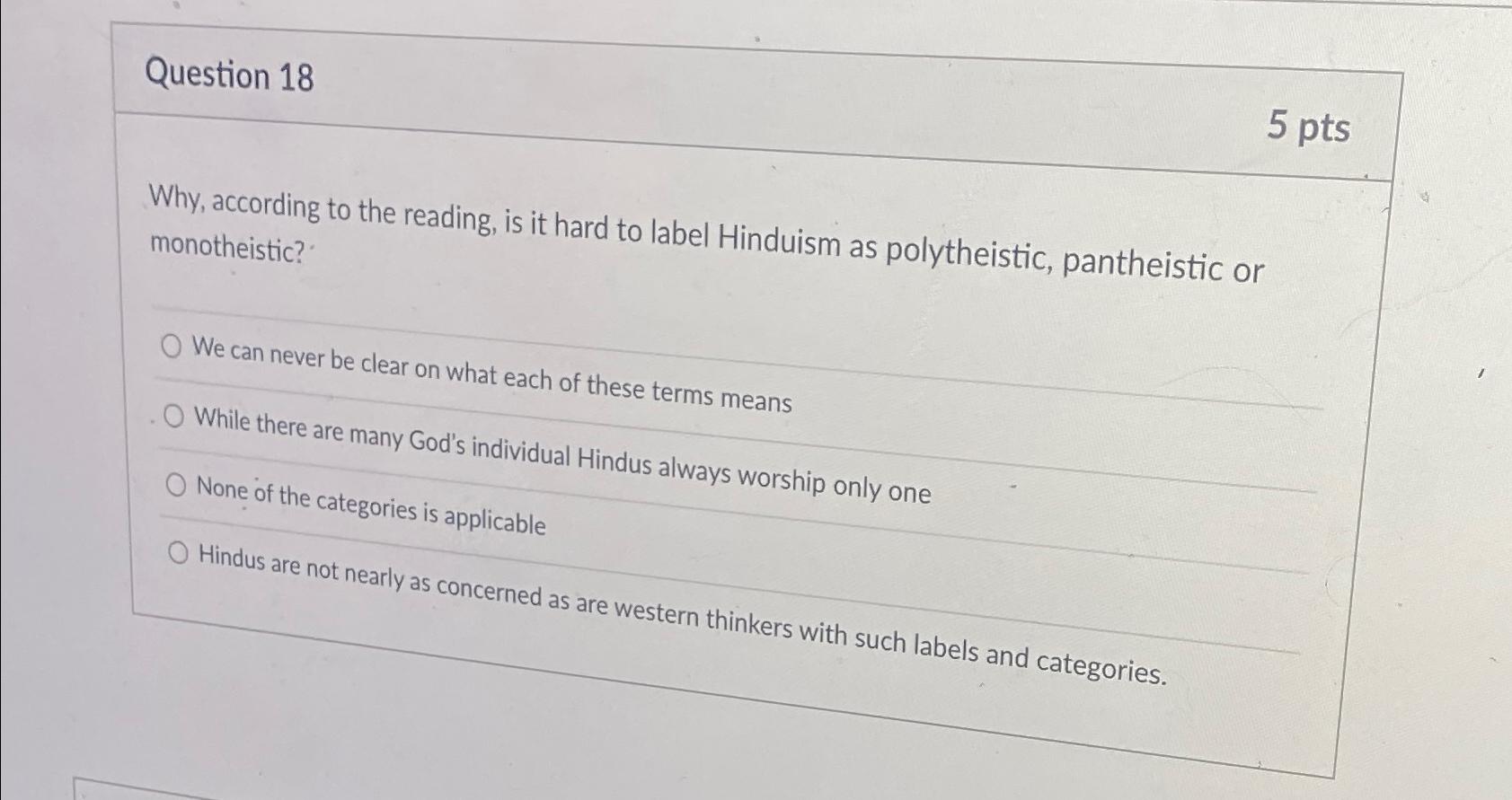 Solved Question 185ptsWhy, according to the reading, is it | Chegg.com