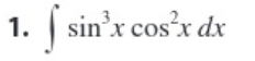 Solved Evaluate the integral: ∫﻿﻿sin3xcos2xdx | Chegg.com