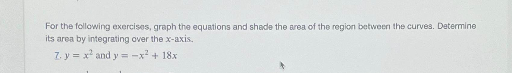 Solved For the following exercises, graph the equations and | Chegg.com