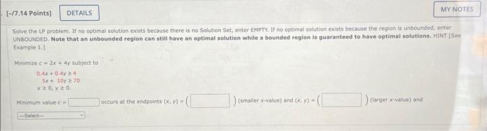 Solved Solve the UP problem. If no optimal solution exists | Chegg.com