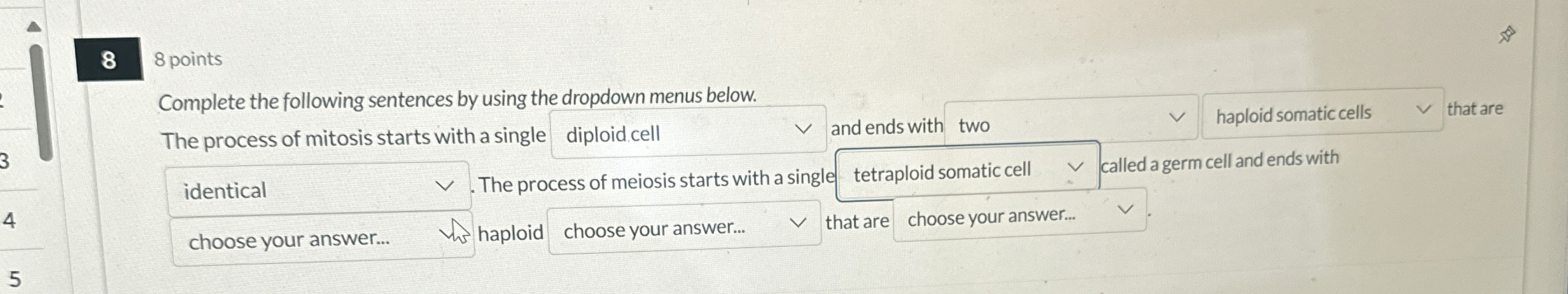 Solved 88 ﻿pointsComplete the following sentences by using | Chegg.com