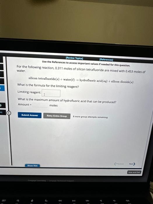 Solved Use the References to access important values if | Chegg.com