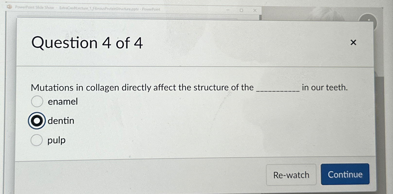 Solved Question 4 ﻿of 4Mutations in collagen directly affect | Chegg.com
