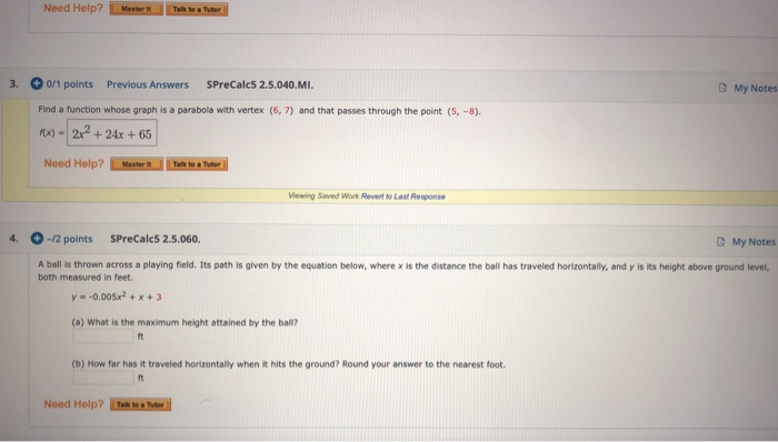 Solved Need Help? Master 3. 0/1 points Previous Answers | Chegg.com Solved Need Help? Master 3. 0/1 points Previous Answers | Chegg.com