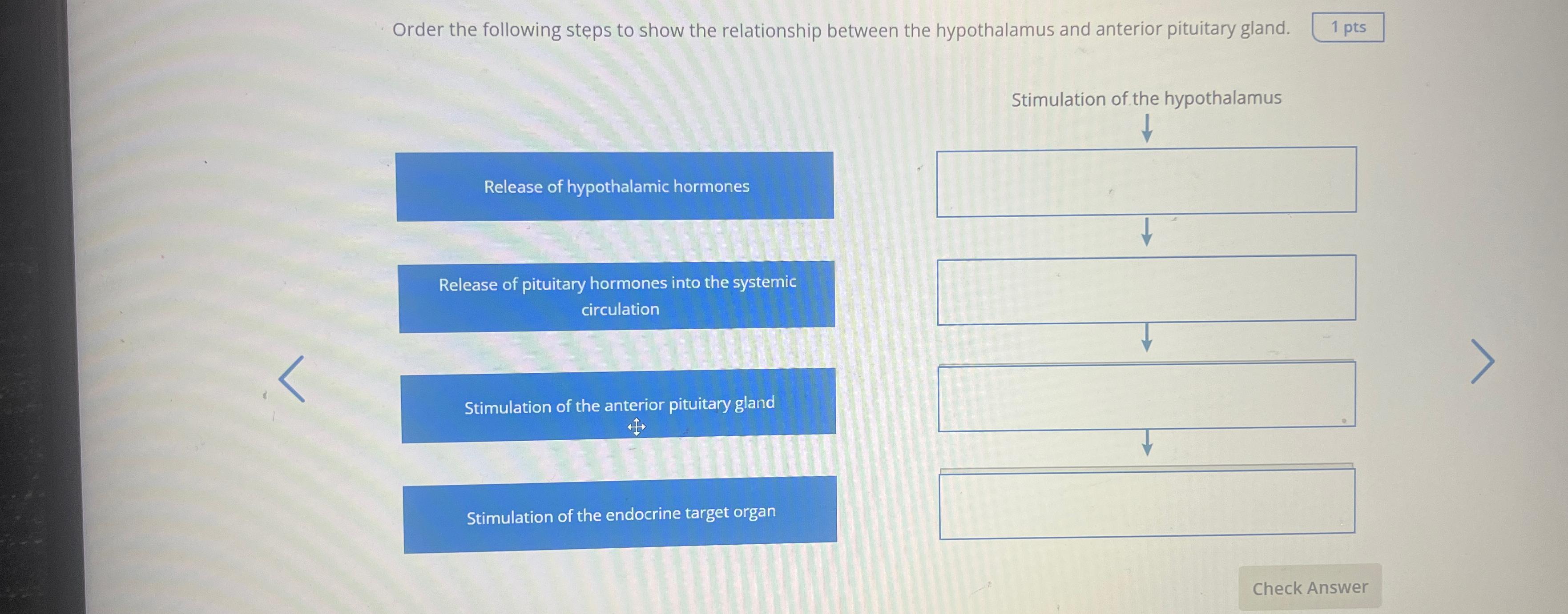 Solved Order the following steps to show the relationship | Chegg.com