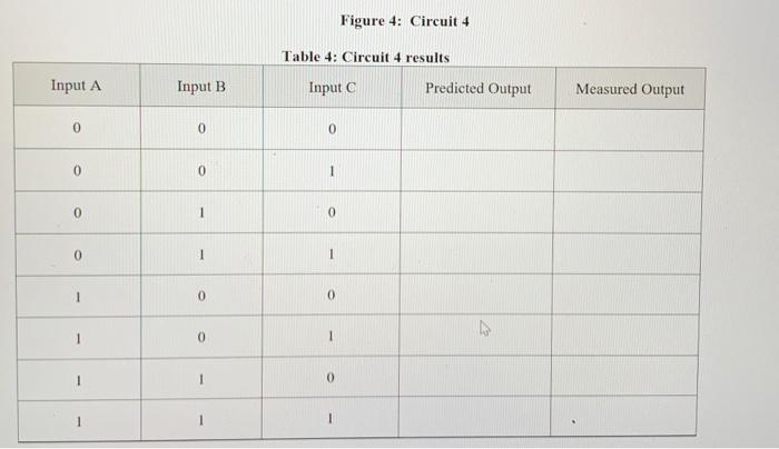 Solved 2. Write down “predicted output" values for Circuit 1 | Chegg.com