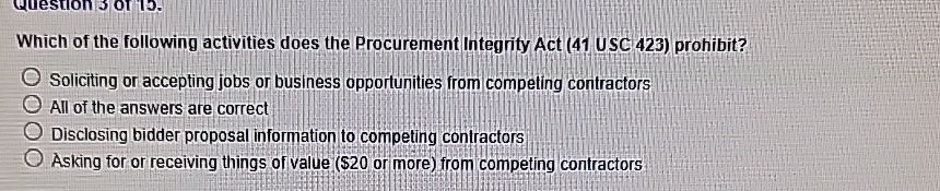 Solved Which of the following activities does the | Chegg.com