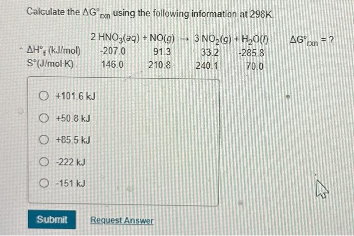 Solved Calculate the AG using the following information at | Chegg.com