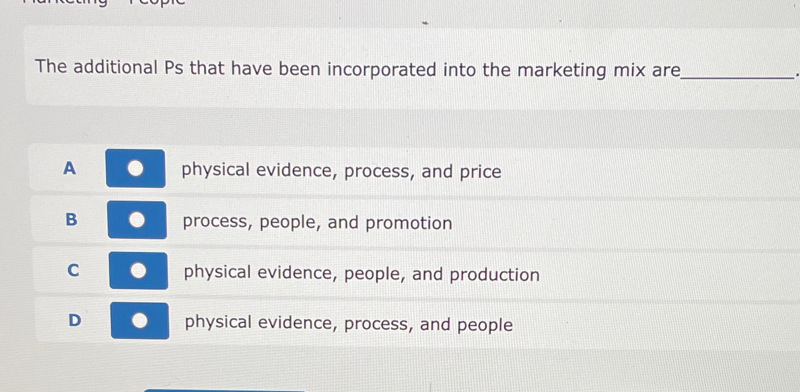 Solved The additional Ps that have been incorporated into | Chegg.com
