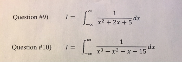 Solved Evaluate the following integrals using Cauchy Residue | Chegg.com