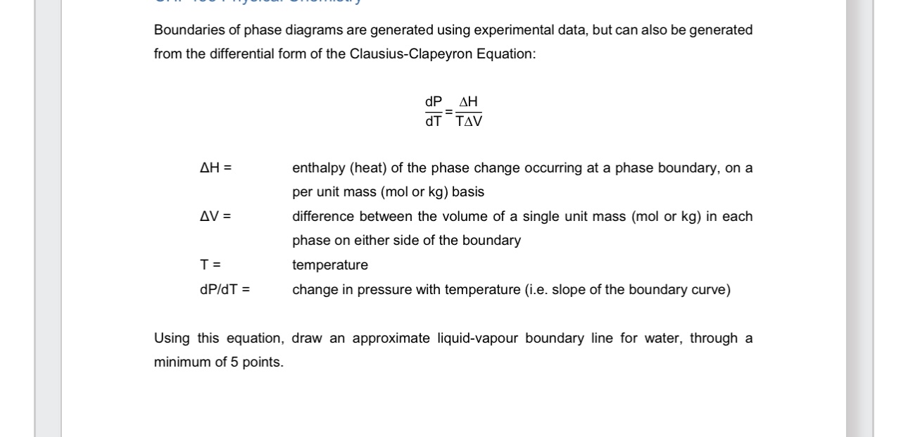 Solved Boundaries of phase diagrams are generated using | Chegg.com
