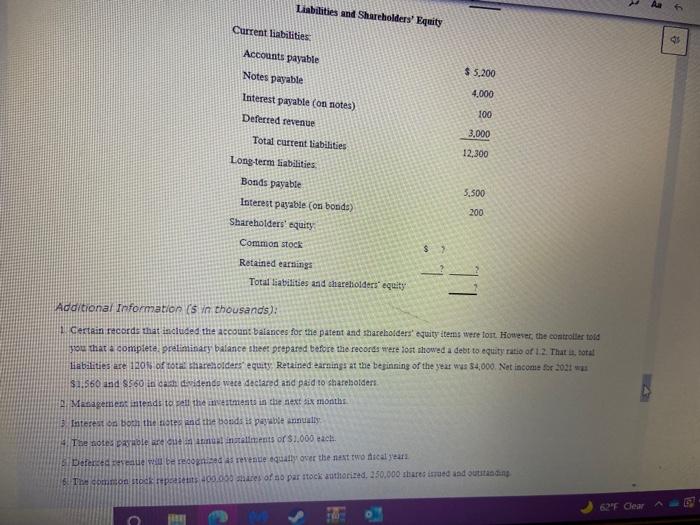 Solved Page 155 P 3-8 Balance sheet; errors; missing amounts | Chegg.com
