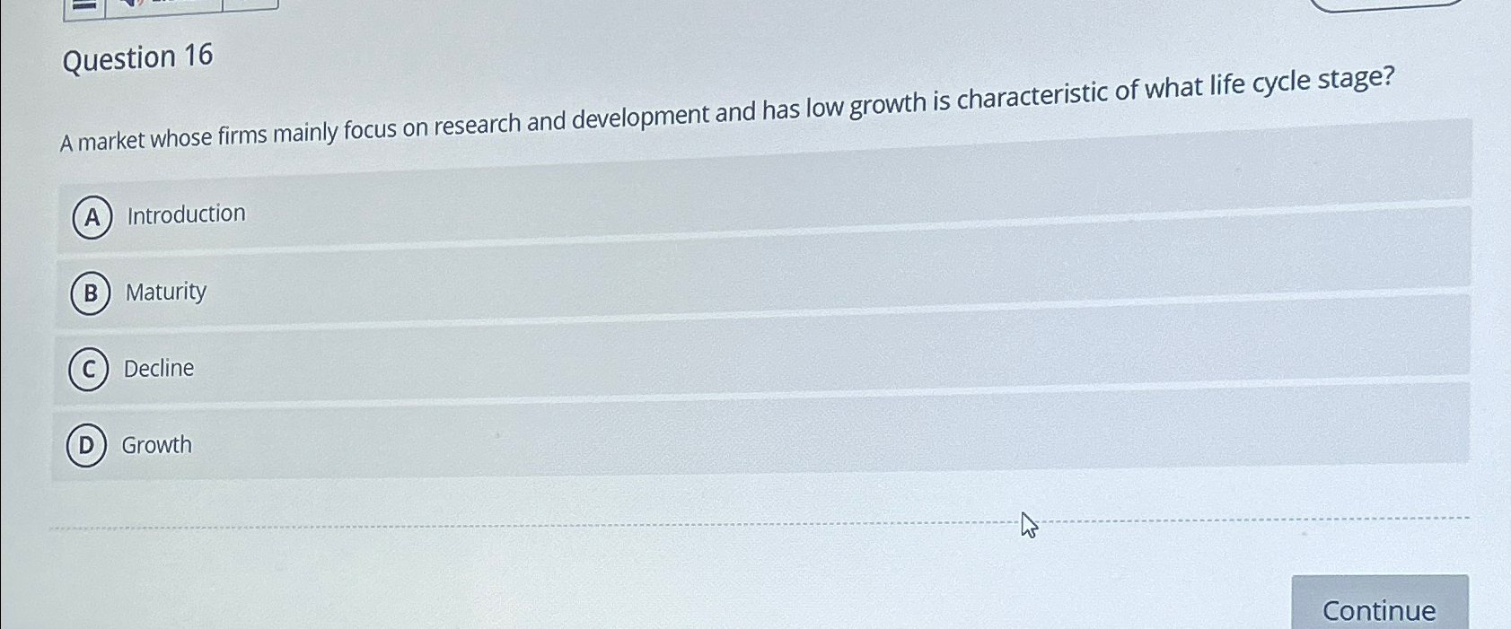 Solved Question 16A market whose firms mainly focus on | Chegg.com