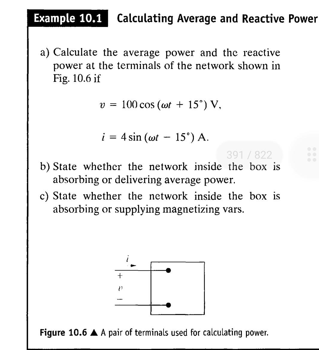 Solved why we should use -i and why power factor can't be | Chegg.com