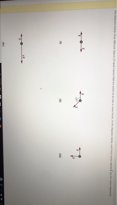 Solved The diagrams below show different objects of equal | Chegg.com Solved The diagrams below show different objects of equal | Chegg.com