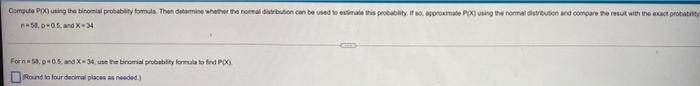 Solved Comous Posting the binomial probably omda. Then | Chegg.com