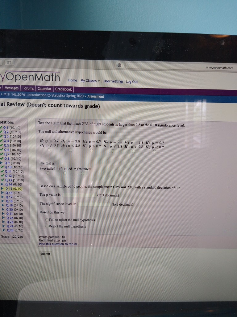 Solved myopenmath.com OpenMath Home | My Classes User | Chegg.com