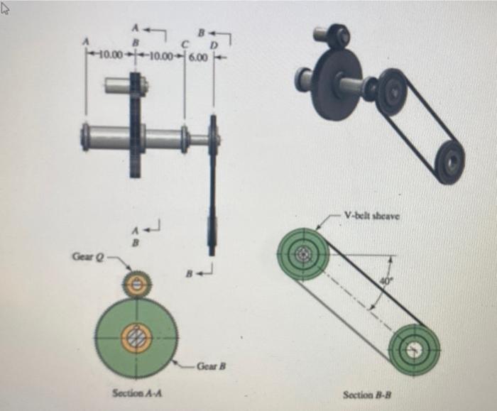 Solved Assignment on Shaft Design The shaft rotating at 550 | Chegg.com