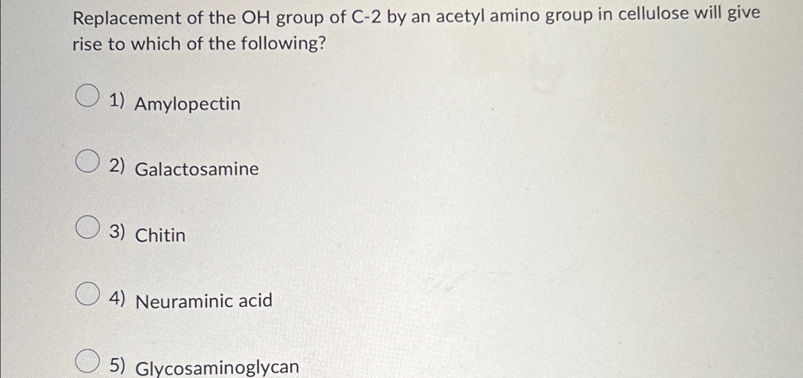 Solved Replacement of the OH ﻿group of C-2 ﻿by an acetyl | Chegg.com