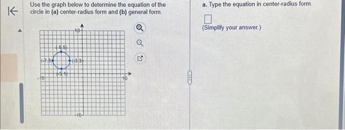 Solved Use the graph below to determine the equation of the | Chegg.com