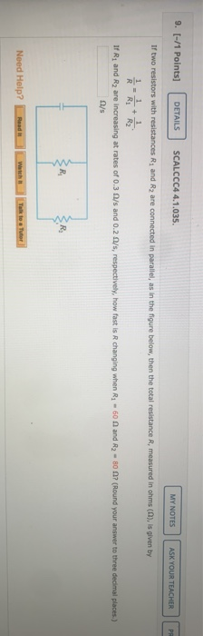 Solved 9. [-/1 Points) DETAILS SCALCCC4 4.1.035. MY NOTES | Chegg.com Solved 9. [-/1 Points) DETAILS SCALCCC4 4.1.035. MY NOTES | Chegg.com