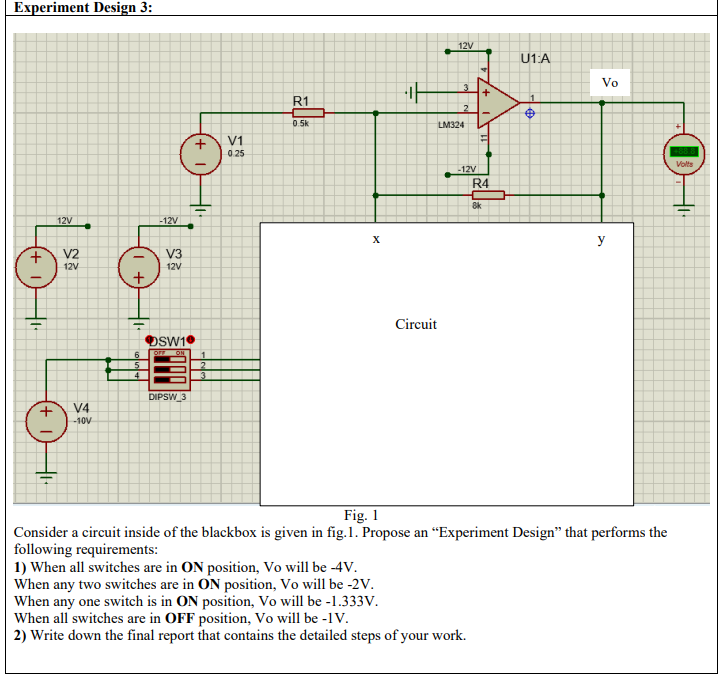 Solved Fig. 1Consider a circuit inside of the blackbox is | Chegg.com