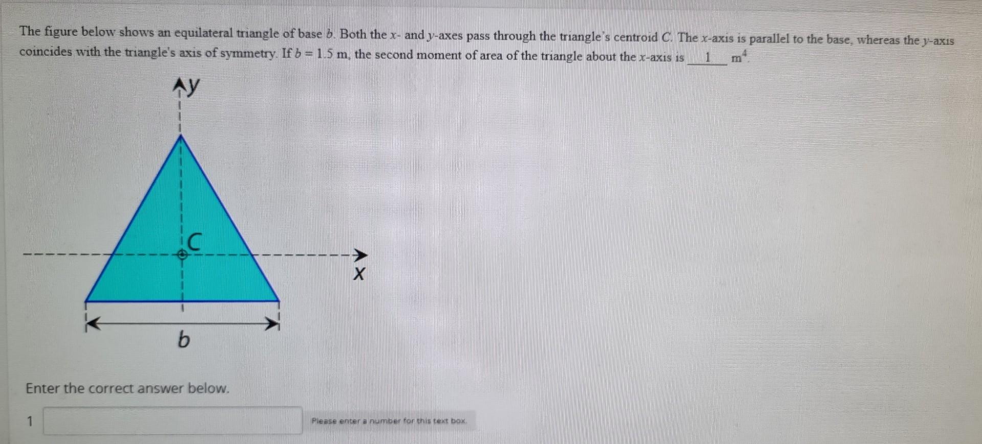 Solved The figure below shows an equilateral triangle of | Chegg.com