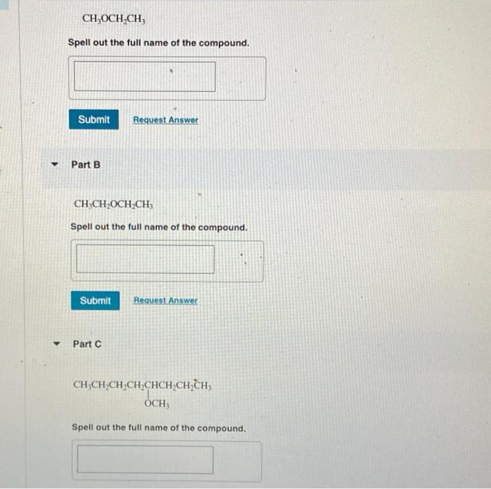 Solved Spell out the full name of the compound. Part B | Chegg.com