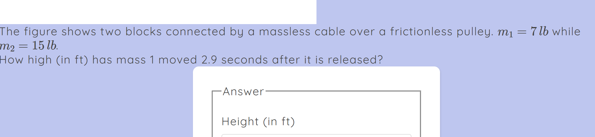 Solved The figure shows two blocks connected by a massless | Chegg.com