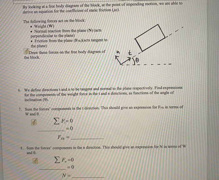 Experiment 5: Friction. OBJECT The surfaces of two | Chegg.com