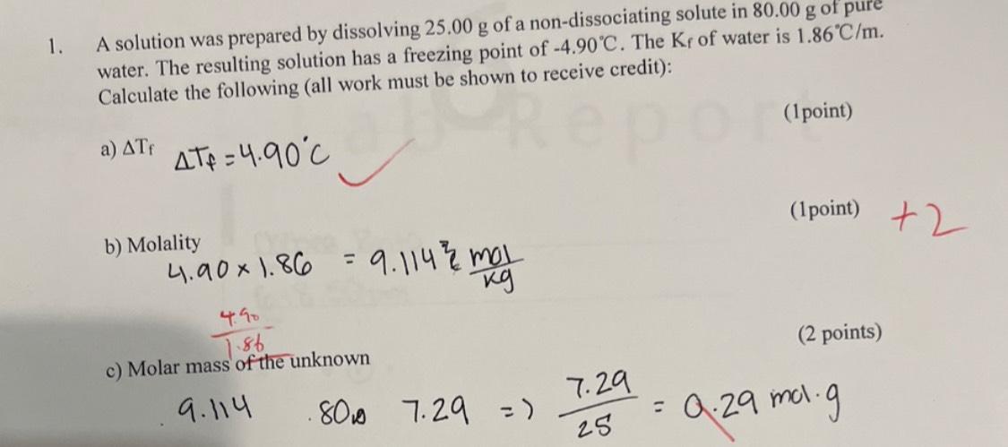 Solved Not sure why this was not fully correct. Please help | Chegg.com